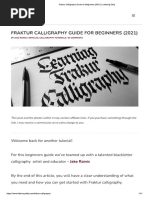 Buffet Script Guide | PDF | Calligraphy | Printing