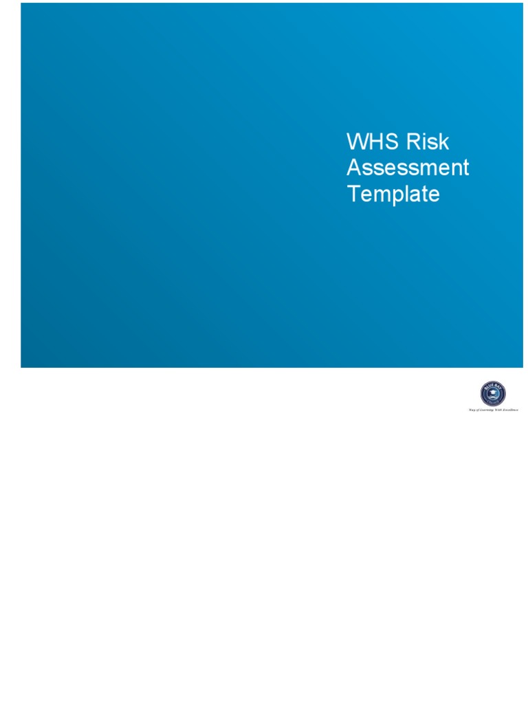 2 Risk Assessment Template - Situation 1 | PDF | Risk | Risk Assessment 2 Risk Assessment Template - Situation 1 | PDF | Risk | Risk Assessment