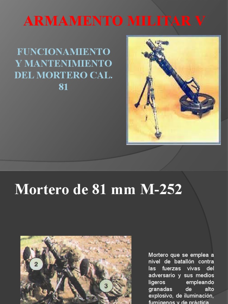 Mortero Cal. 81 | PDF
