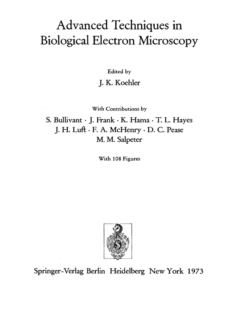 John H. Luft (Auth.), James K. Koehler Ph. D. (Eds.) - Advanced ...