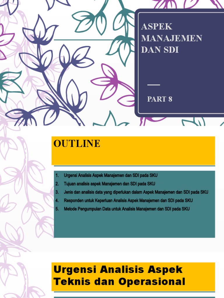Part 8 Aspek Manajemen Dan Sdm Pdf