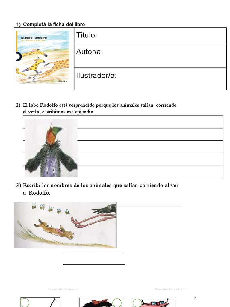 EL LOBO RODOLFO Word | PDF