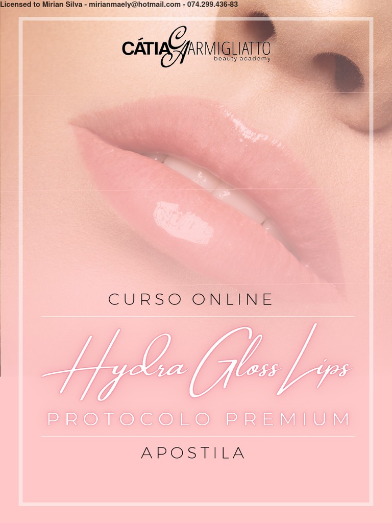 Guia completo sobre o procedimento Hydra Gloss Lips | PDF | Pele | Lábio