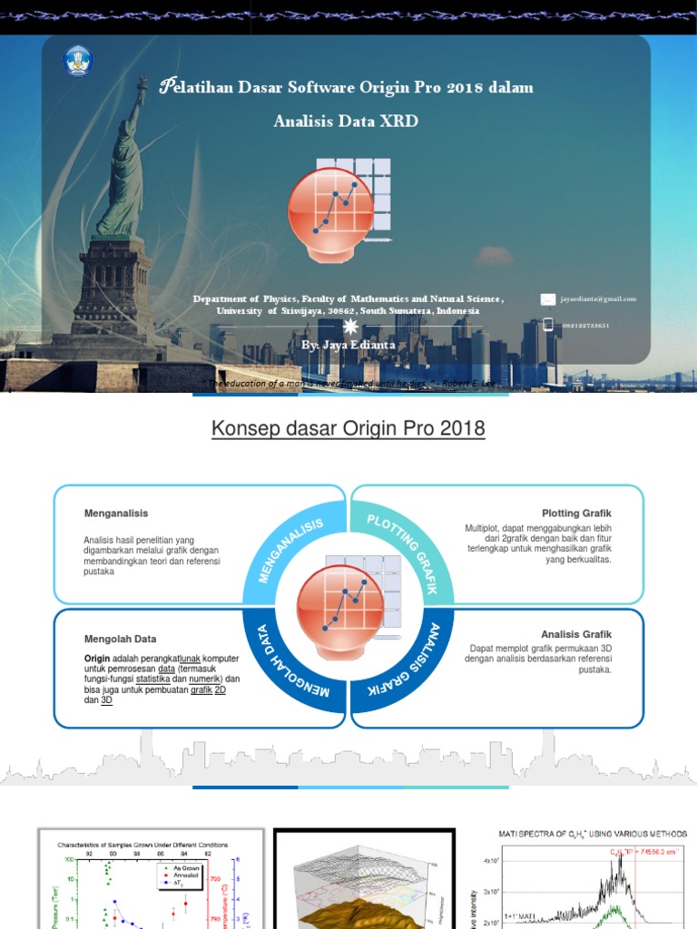 Materi Penggunaan Software Origin | PDF
