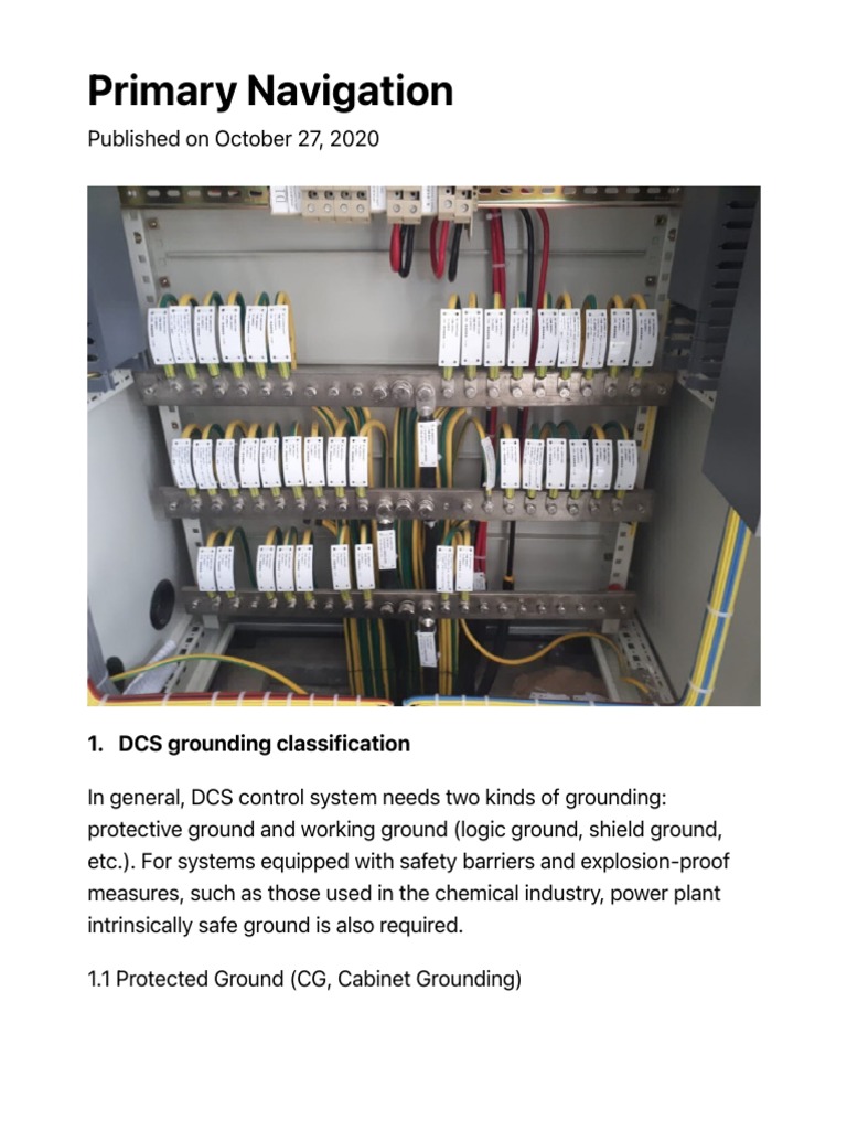 DCS Grounding - LinkedIn | PDF | Direct Current | Electrical Grid