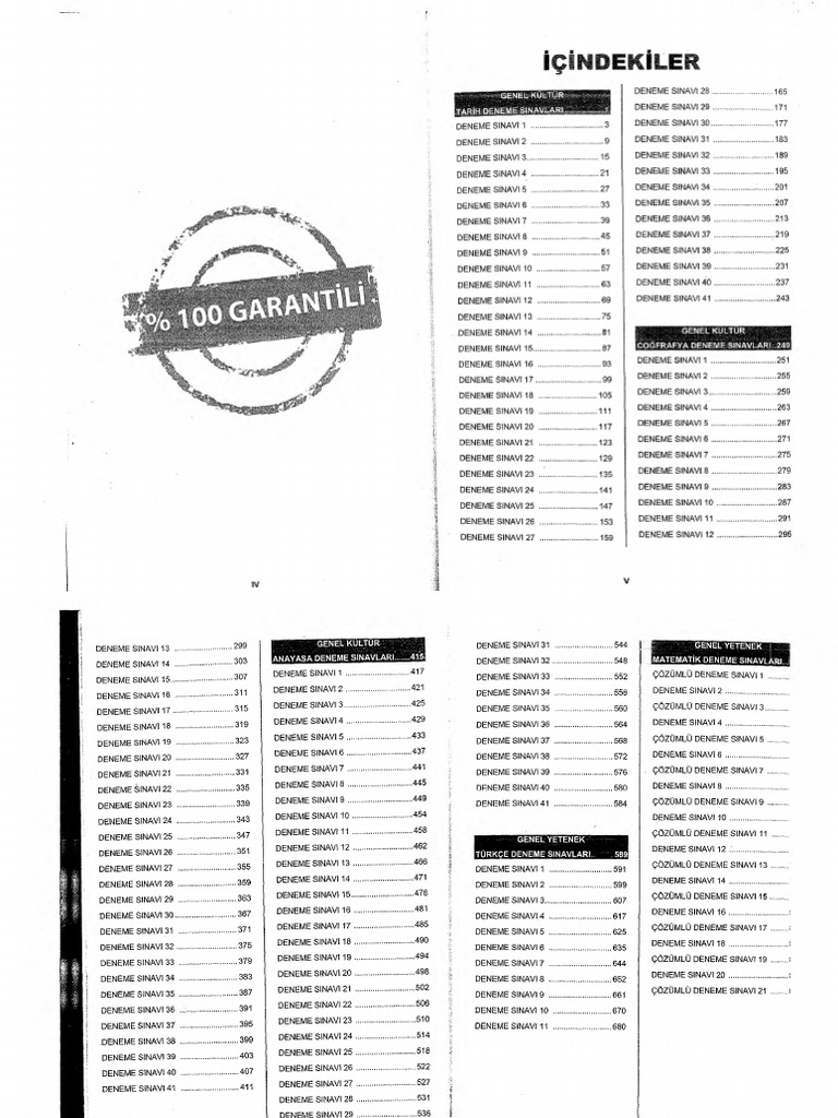 Kpss Deneme Test Soru (PDFDrive) | PDF