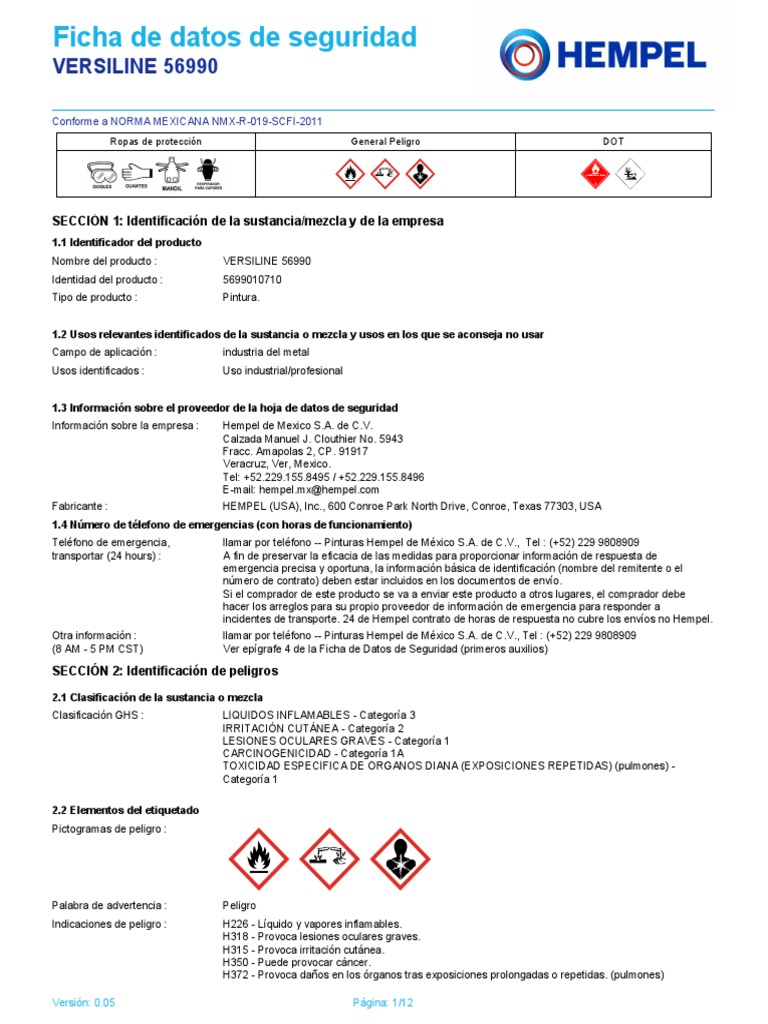 VERSILINE CUI 5699010710 Es-Mx | PDF | Agua | Contaminación
