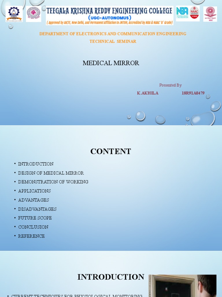 Medical Mirror for Home Health | PDF | Computer Monitor | Mirror