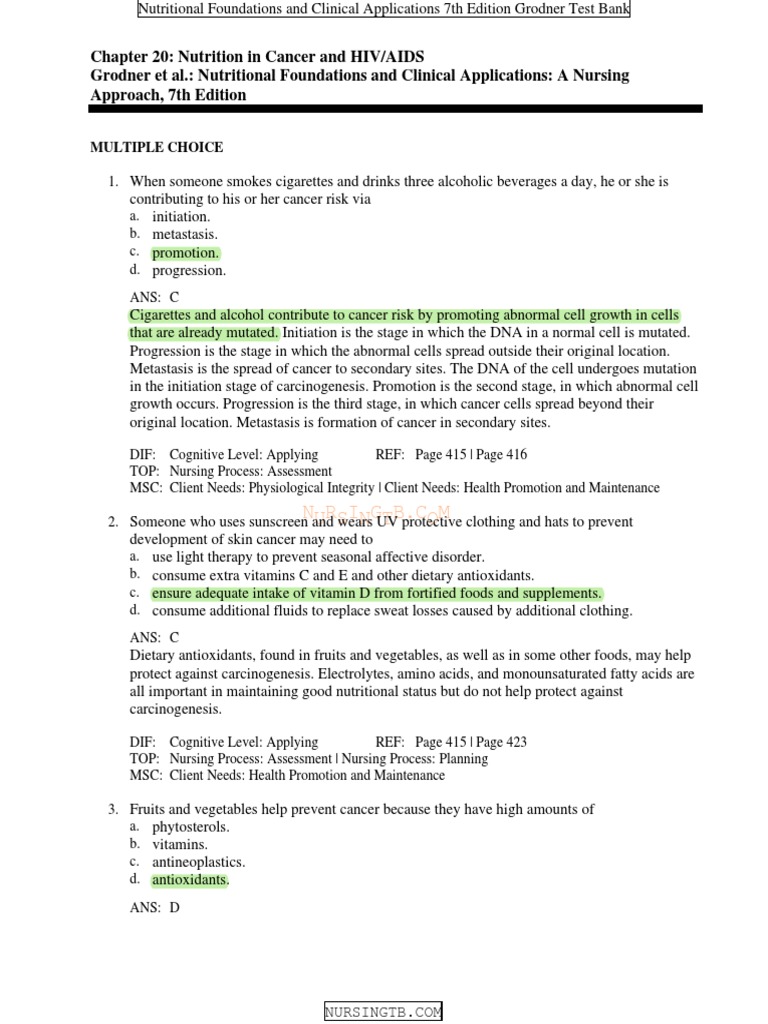 Optimizing Nutrition for Cancer Patients Undergoing Treatment: A Guide ...