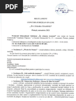 Model Referat de Necesitate Scoala | PDF