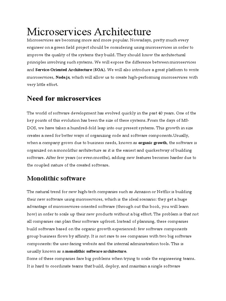 An In-Depth Guide to Microservices Architecture: Principles, Benefits ...