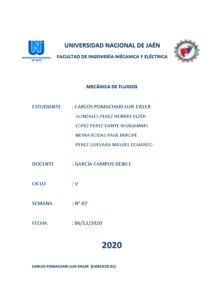 Mecflu 07 Ime Grupo 3 | PDF