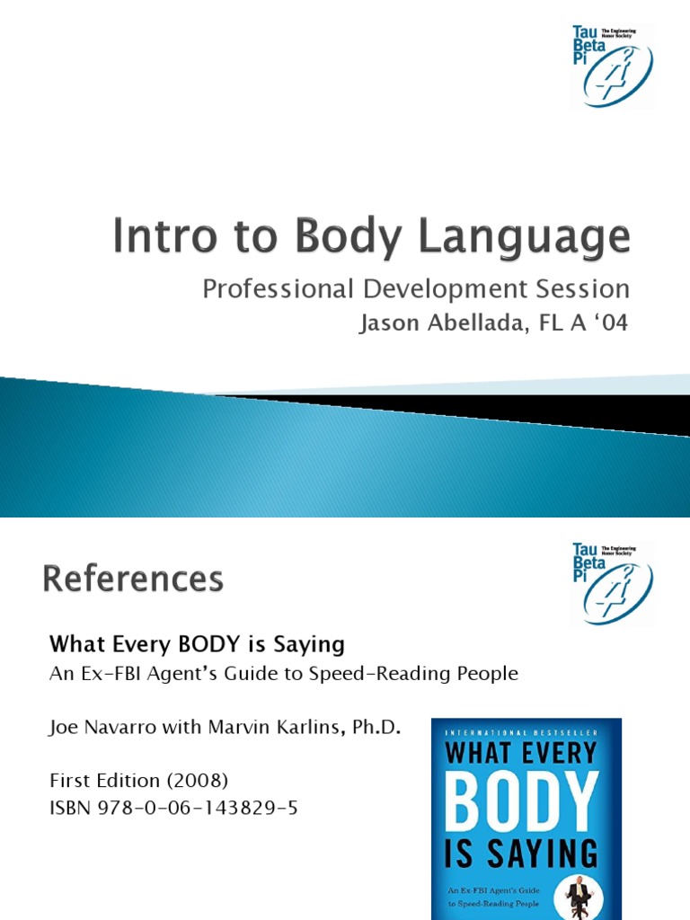 Understanding Body Language Basics | PDF | Body Language | Nonverbal ...