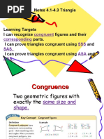 Lesson 4-3: Proving Triangles Congruent | PDF | Triangle Geometry ...