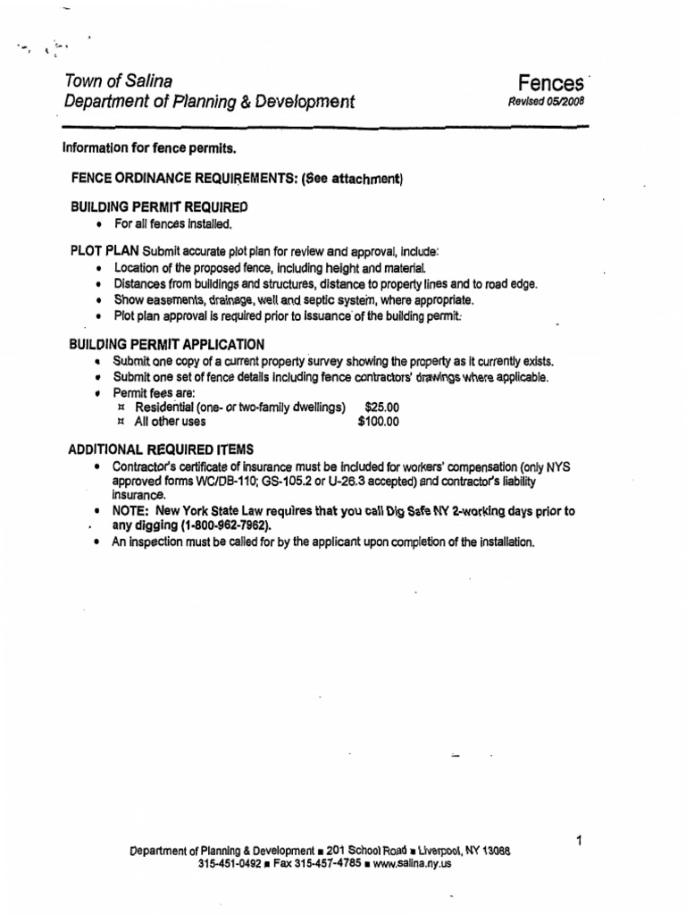 Construction Fence-permit-Application | Download Free PDF | Building ...