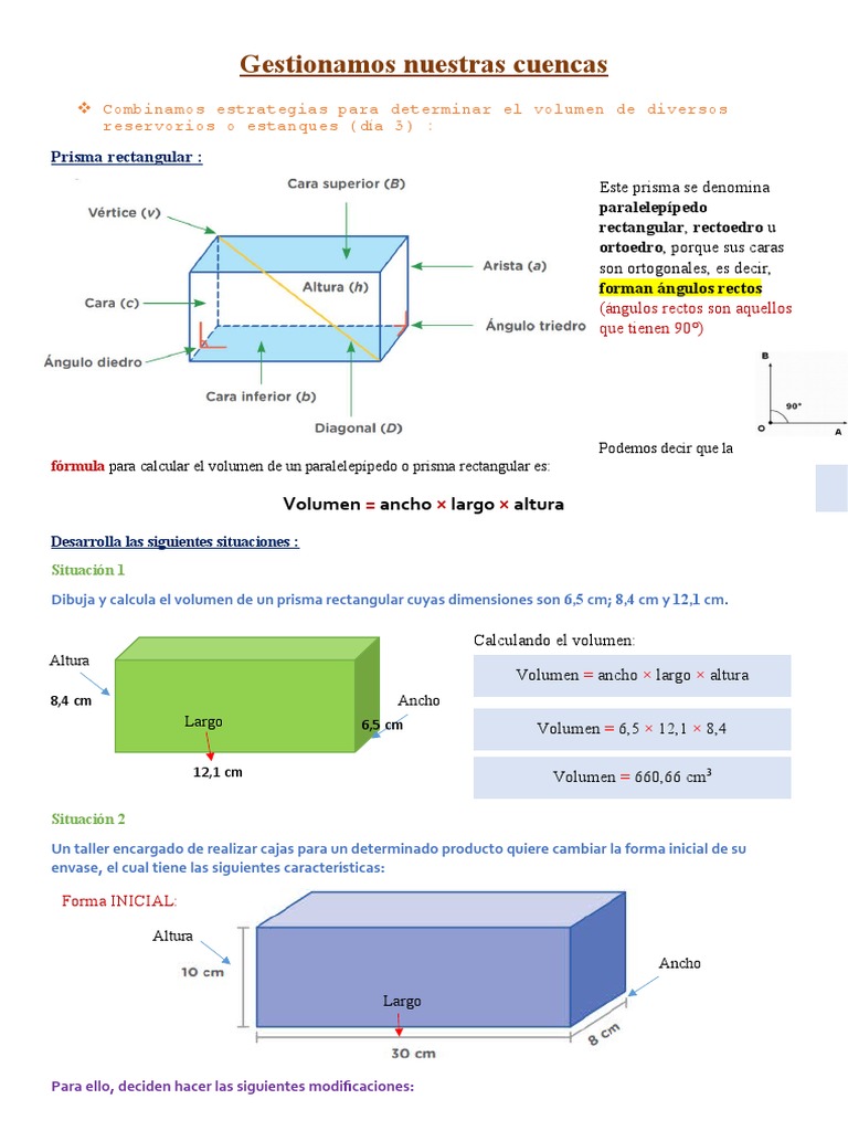 Matemática - S36 | PDF | Volumen | Triángulo