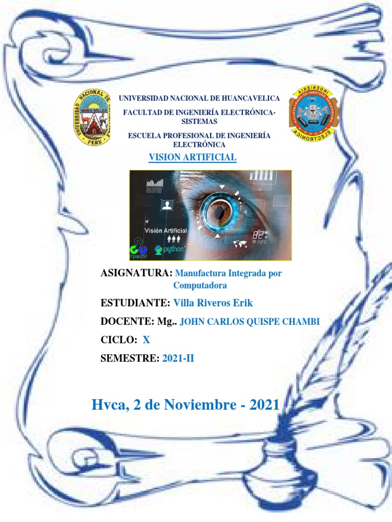 Vision Artificial | PDF | Visión por computador | Python (lenguaje de ...