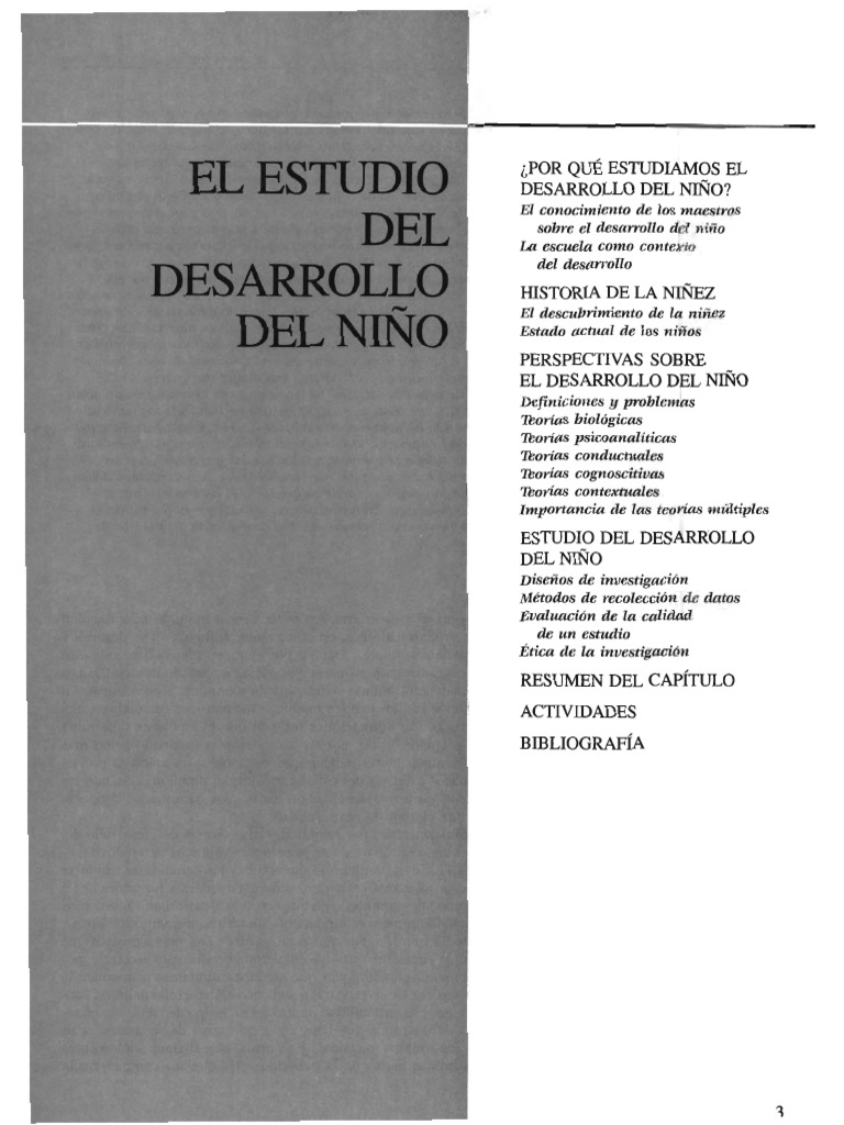 Meece Judith, Desarrollo Del Niño y Del Adolescente | PDF