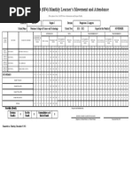 School Form 4 (SF4) Monthly Learner's Movement and Attendance | PDF