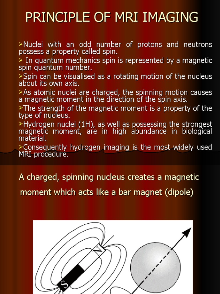 Principle of Mri Imaging | Download Free PDF | Atomic Physics ...