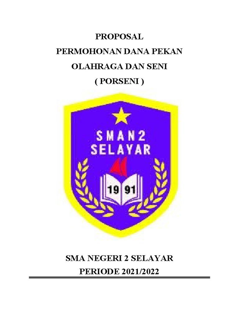 Pekan Olahraga Dan Seni | PDF