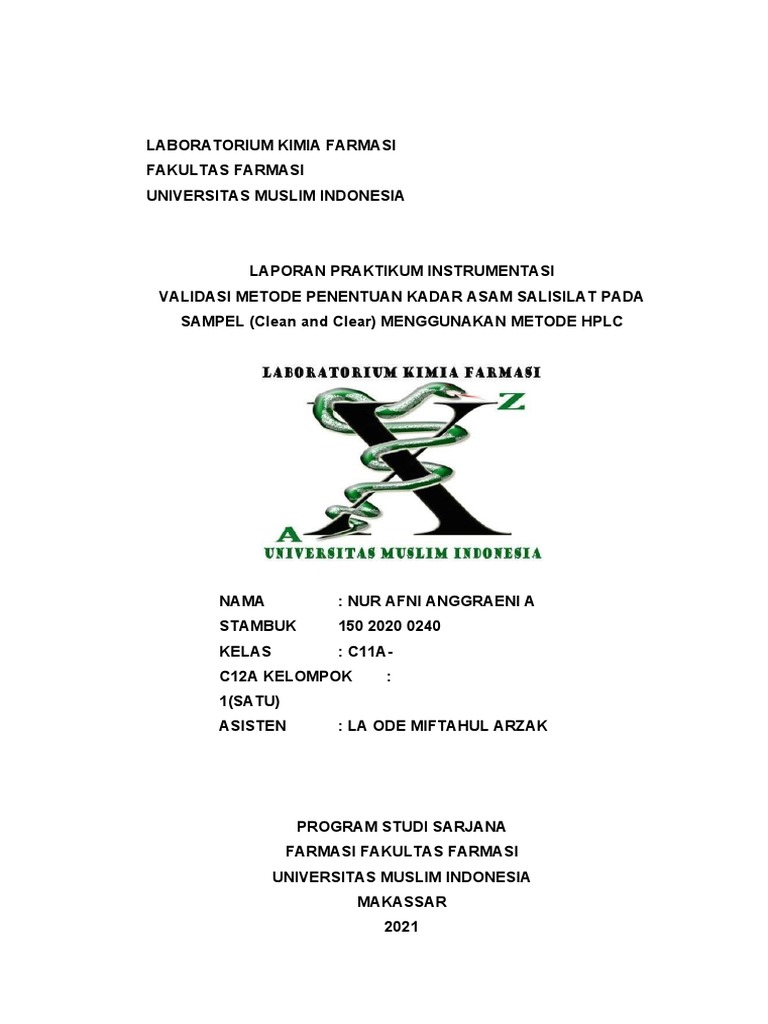 Laporan Perc 2 Instrument | PDF