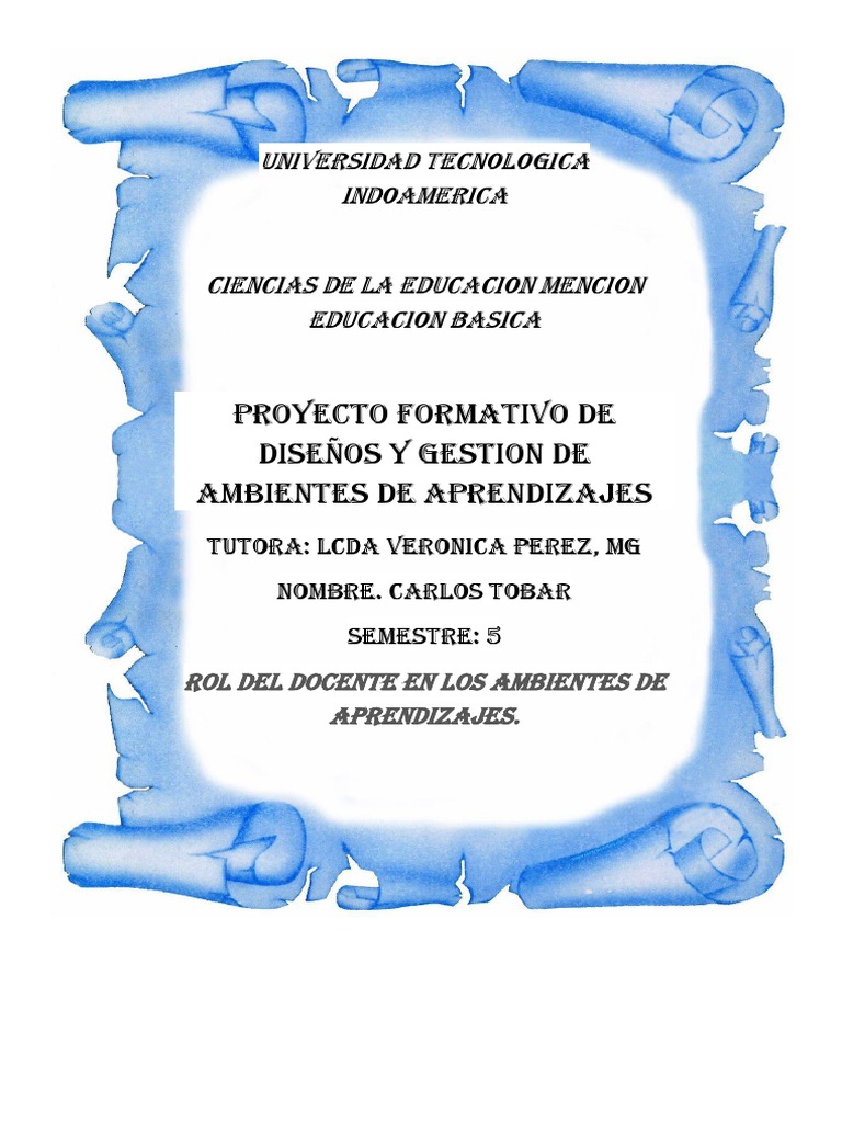 Rol Del Docente - 3 | PDF | Educación primaria | Maestros