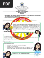 Cot Math 6 - DLP - Constructing Pie Graph | PDF | Pie Chart | Learning