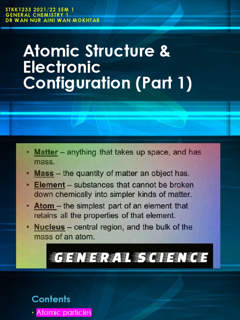 Quantum Mechanics & Electron Configurations | PDF | Atomic Orbital ...