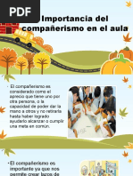 Importancia Del Compañerismo en El Aula | PDF
