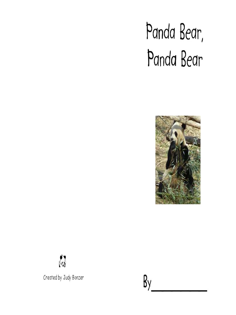 Panda Bear Panda Bear | PDF