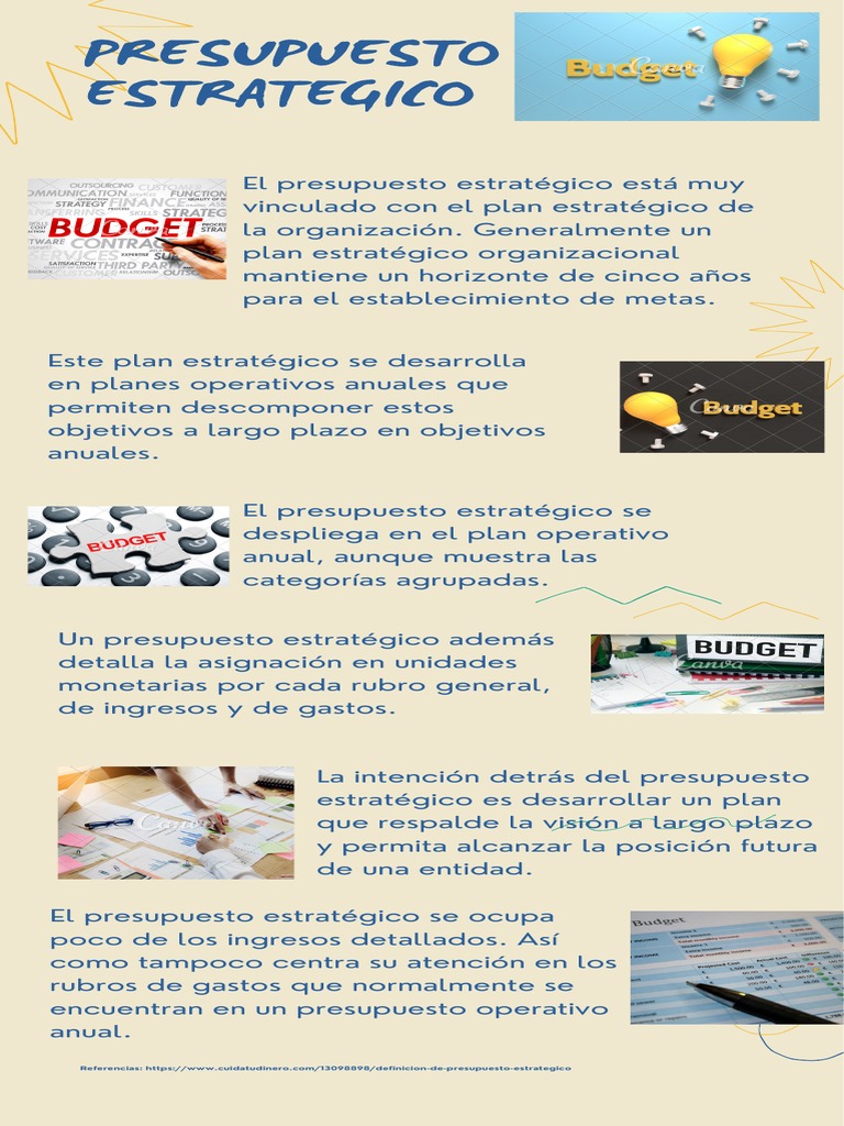 Infografia Presupuesto | PDF | Presupuesto | Planificación