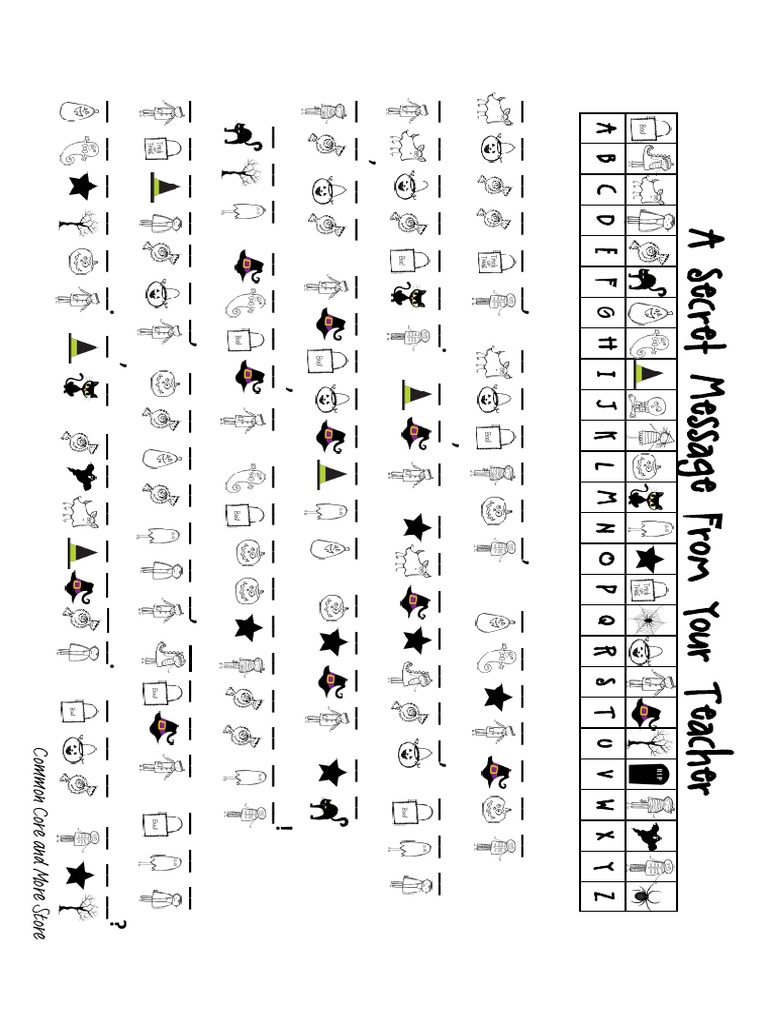 Halloween Secret Message | PDF