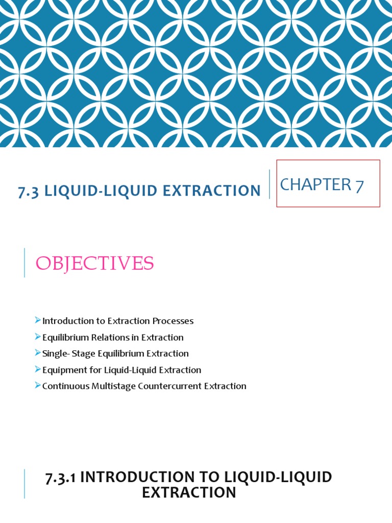 Liquid-Liquid Extraction Guide | PDF | Solution | Chemistry
