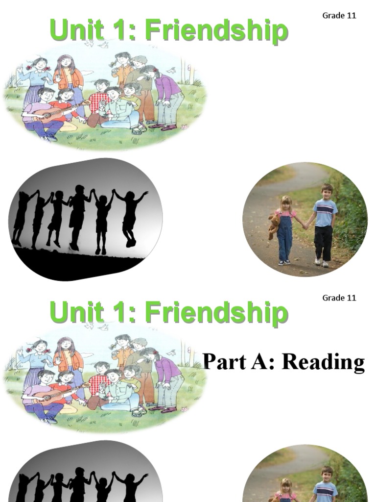 Unit 1 Friendship - READING | PDF | Friendship