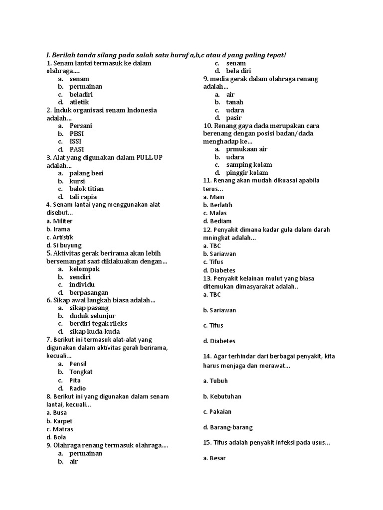 Soal PAS Kelas 5 | PDF | Seni & Disiplin Bahasa