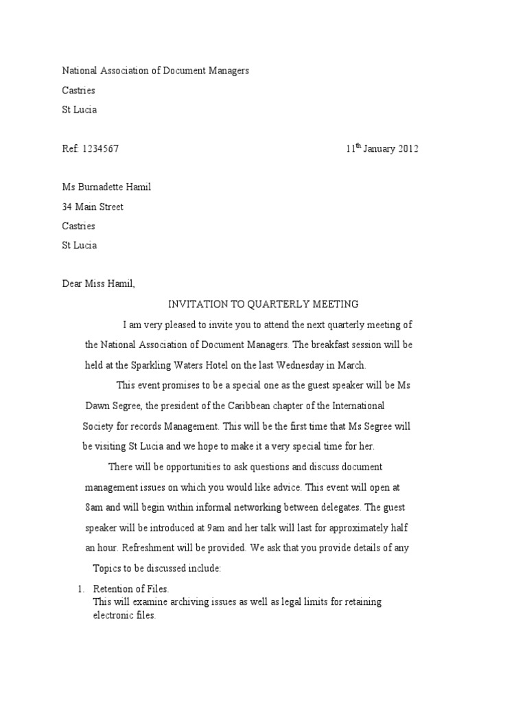 Two Page Indented Letter | PDF | Information Technology | Computing