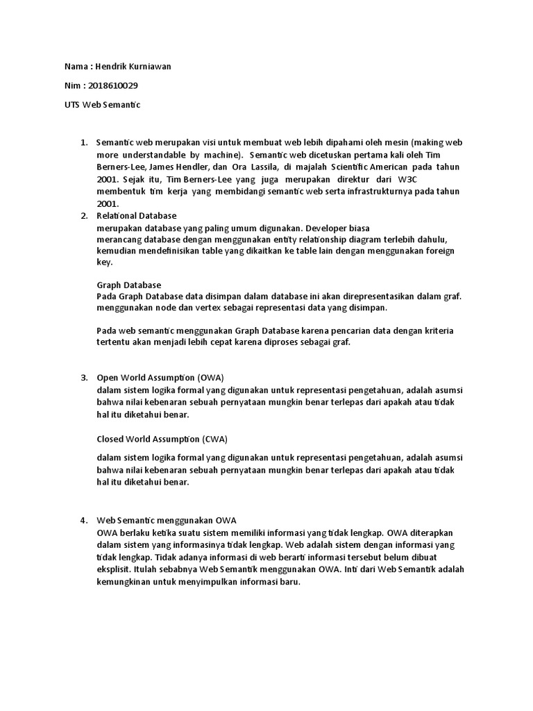 UTS Web Semantic | PDF