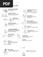 Volleyball Line Judge Signal Guide | PDF | Volleyball | Hand