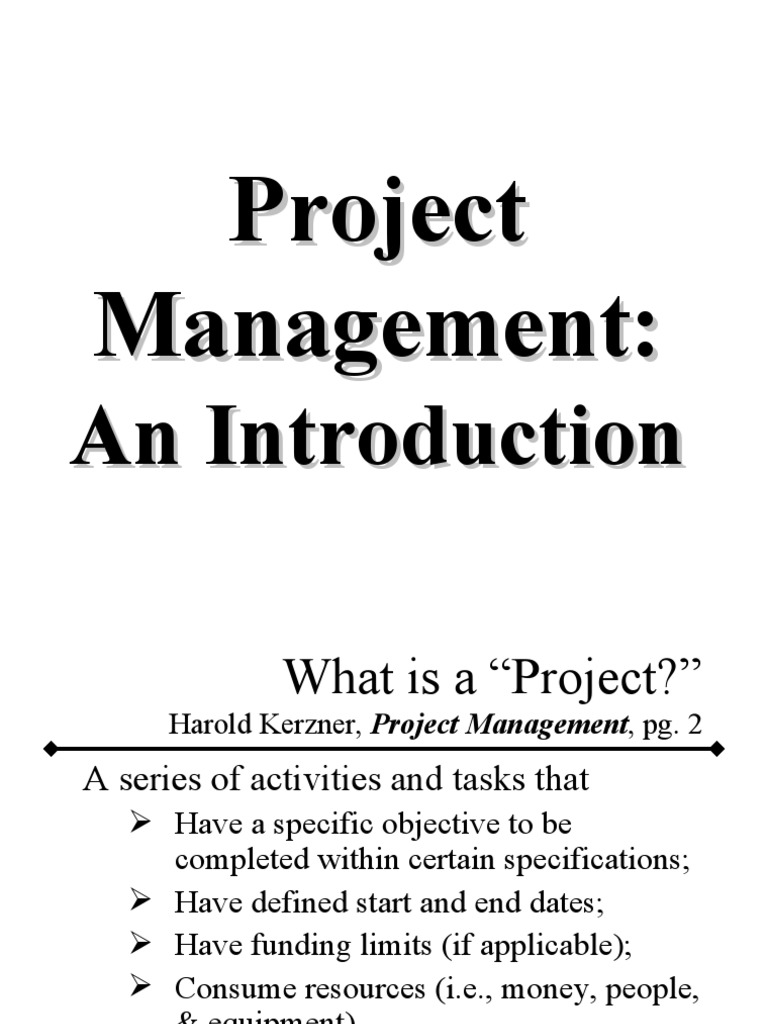 Project Management Lesson 1 | PDF | Project Management | Leadership