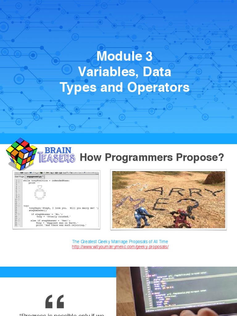 Module 3 Variables Data Types And Operators Pdf Data Type C Sharp Programming Language
