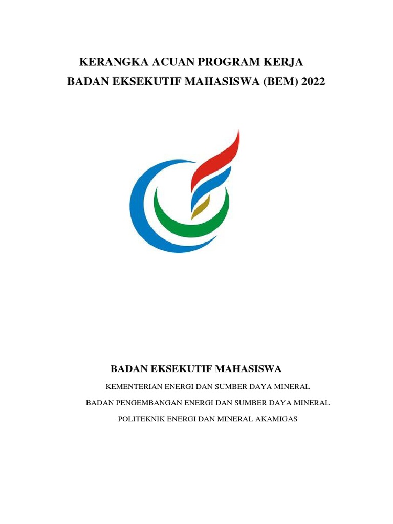 Kerangka Acuan - BEM 2022 - Kementerian Agama | PDF