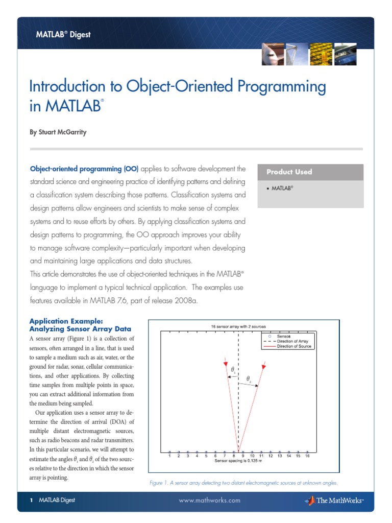 Introduction To Object-Oriented Programming in Matlab | PDF | Class ...
