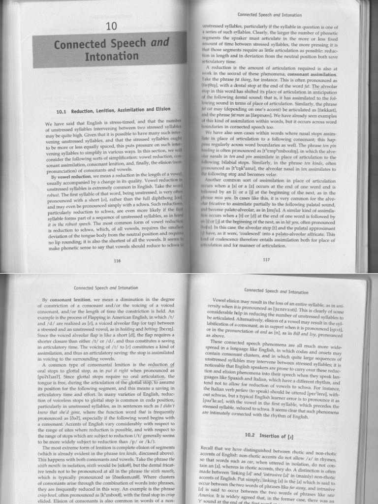 Exploring Connected Speech Phenomena in English: Vowel Reduction ...