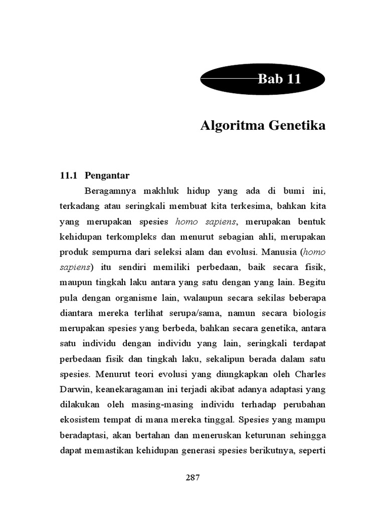 Algoritma Genetika | PDF