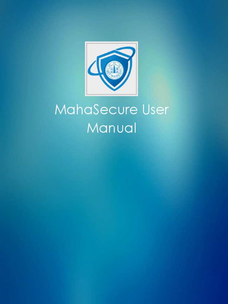 MahaSecure User Manual Guide | PDF | Mobile App | Android (Operating ...