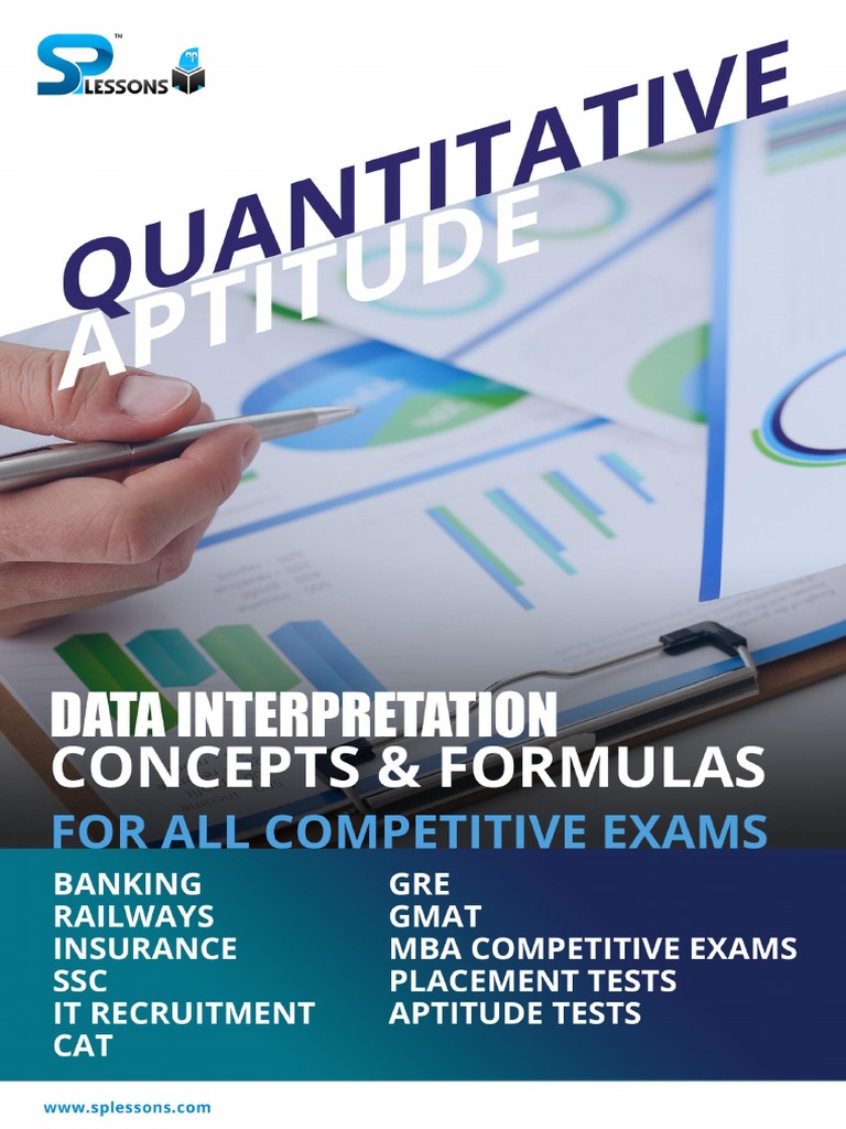 Data Interpretation Formulas E-book | PDF | Chart | Cartesian ...