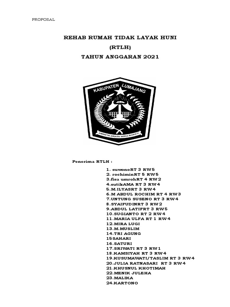 File RTLH Klanting | PDF