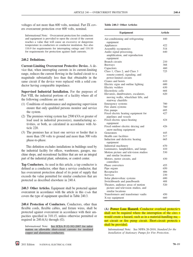 Industrial Overcurrent Protection Guide | PDF | Transformer ...