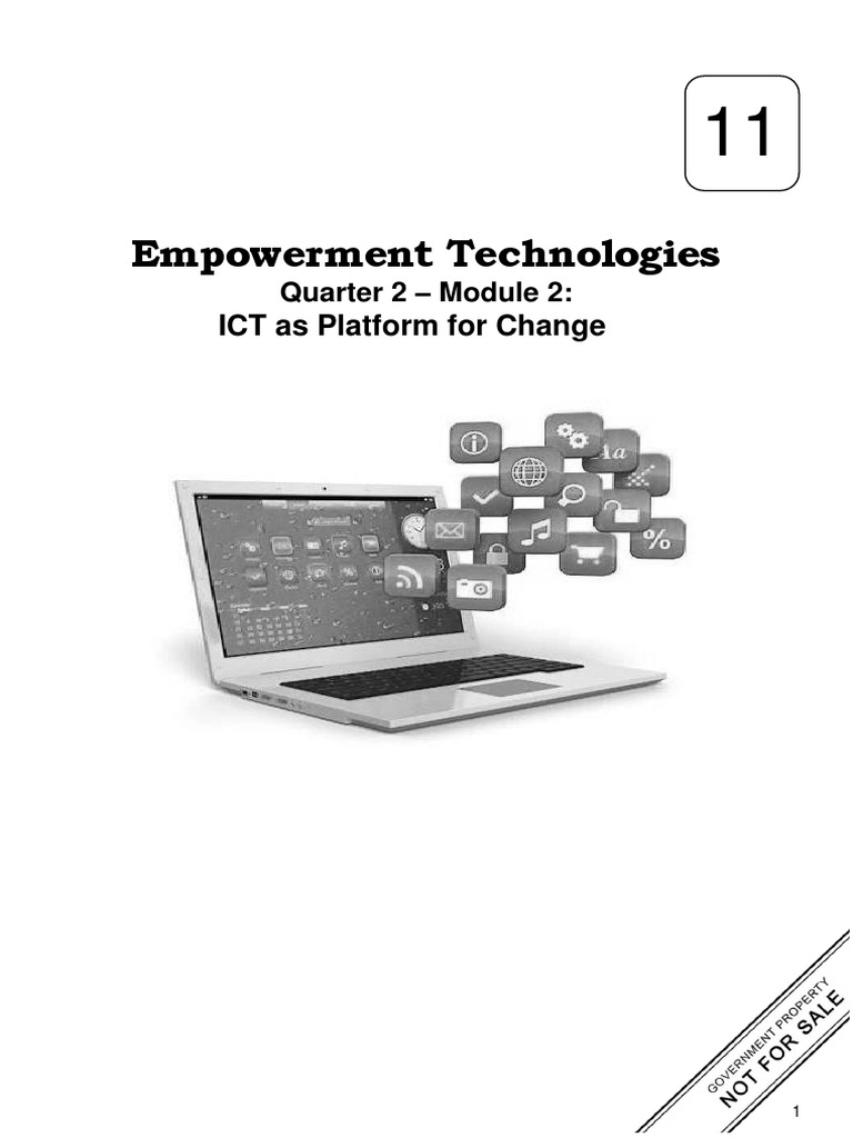 Empowerment Technologies: ICT As Platform For Change | PDF ...